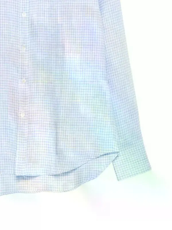 Canali Gingham-pattern Shirt