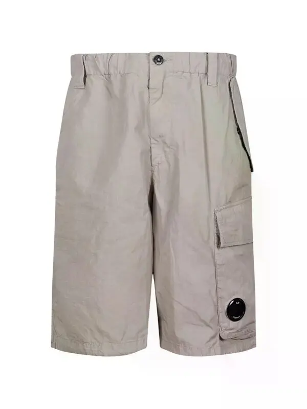 C.P. COMPANY Cargo Shorts With Logo Detail