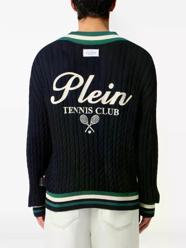 Philipp Plein V-neck Teddy Pullover