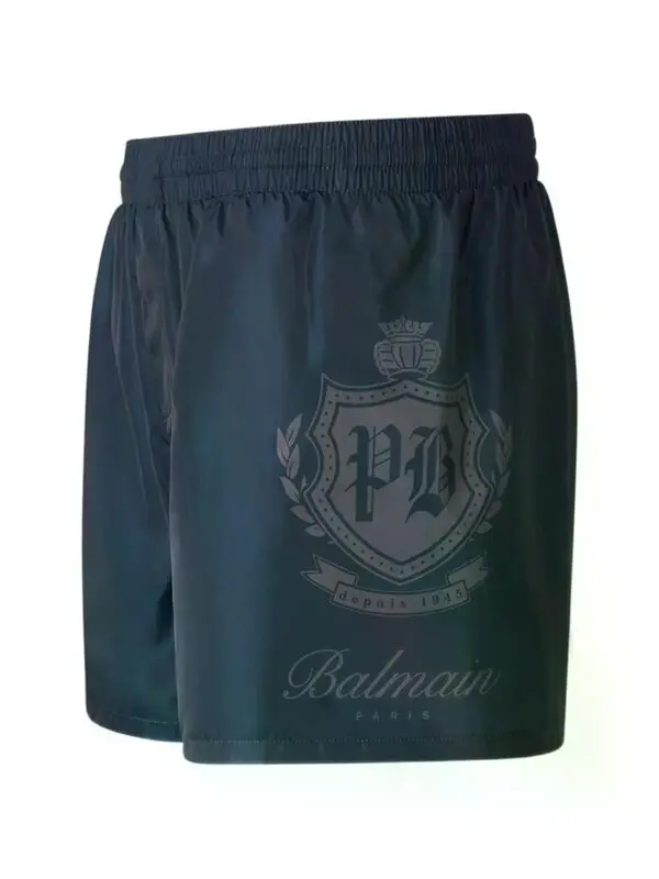 Balmain Logo-print Swim Shorts