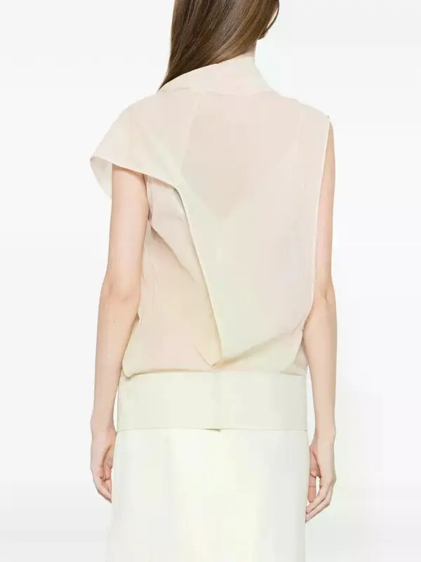Sportmax Grado Cotton Blouse - Neutrals