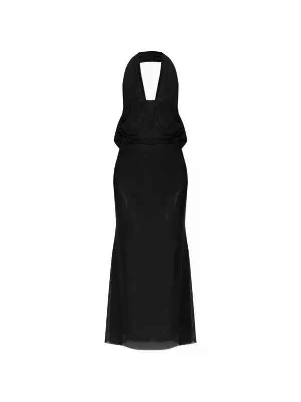 Bond Eye Alessia Halter-neck Midi Dress - Black