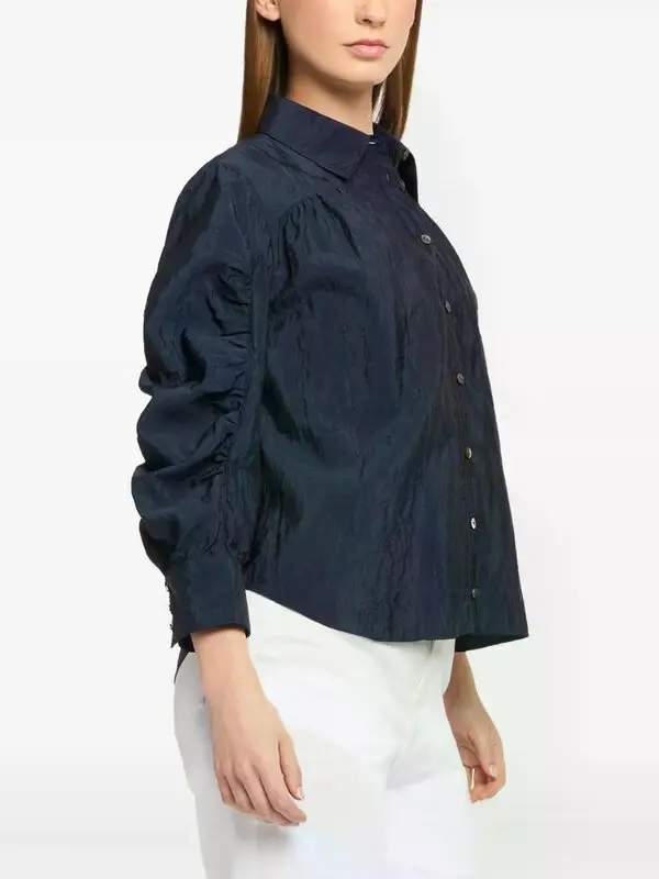 Cinq À Sept Lazo Ruched Shirt