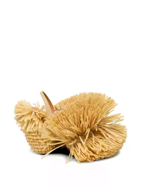 Moschino Cork And Cotton Blend Sandals - Neutrals