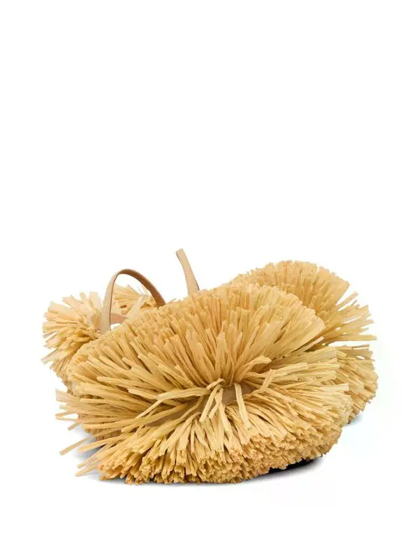 Moschino Cork And Cotton Blend Sandals