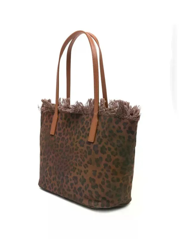 MC2 SAINT BARTH Leopard-print Tote Bag - Brown