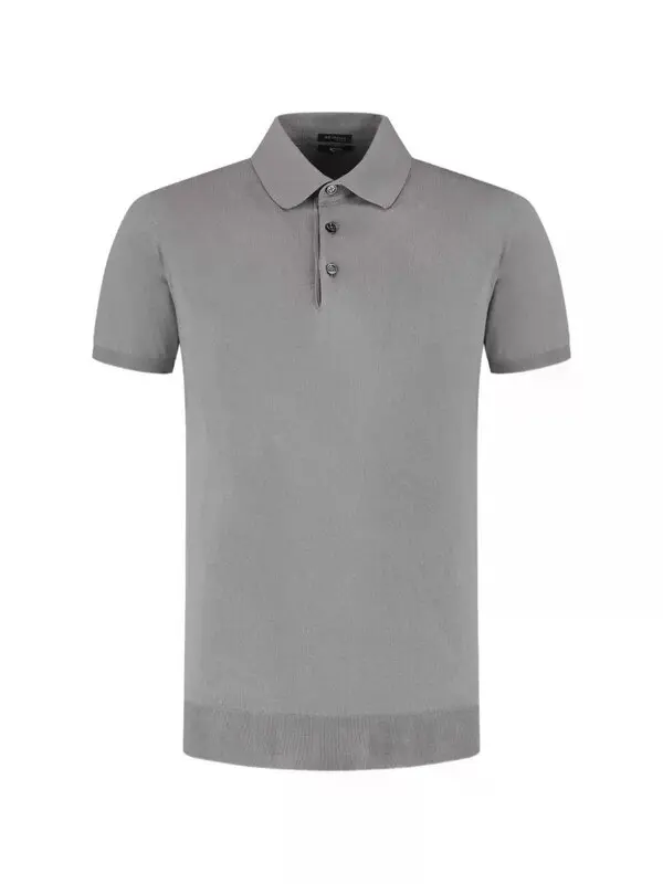 Kiton Ribbed-hem Polo Shirt