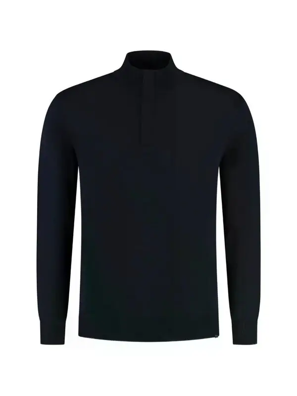 Paul & Shark Buttoned Sweater - Blue