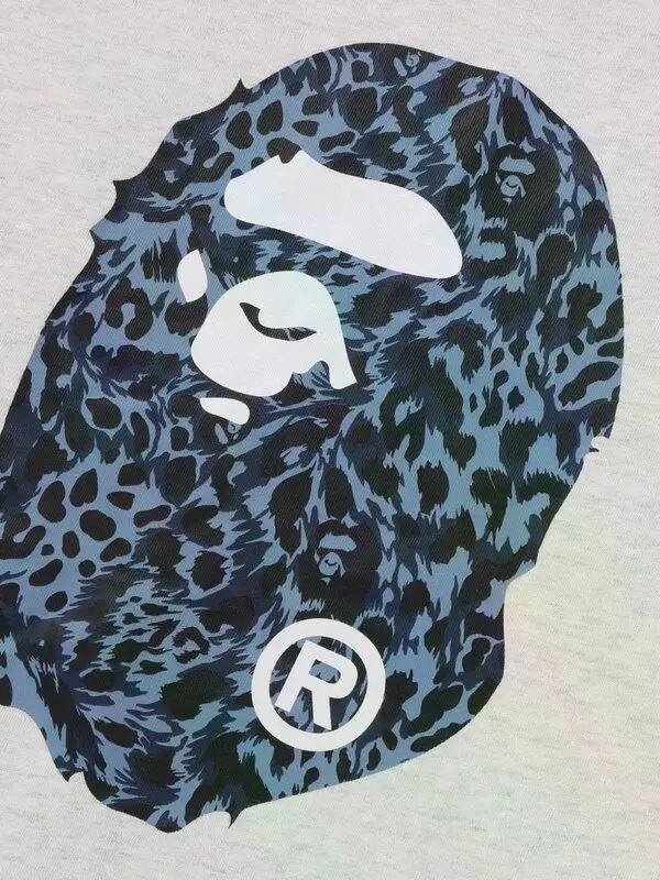 A BATHING APE Logo-print T-shirt - Grey