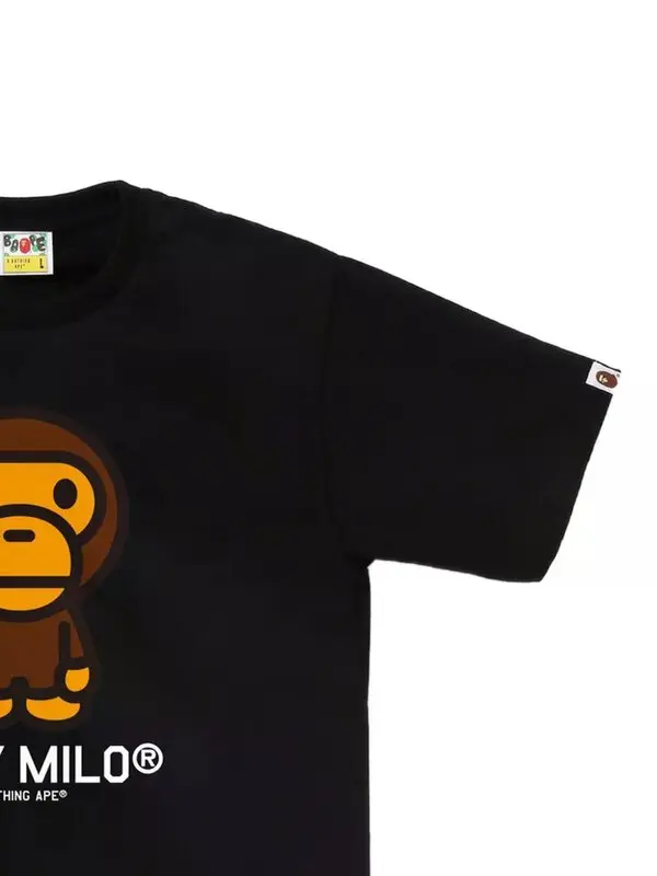 A BATHING APE Baby Milo Graphic T-shirt - Black