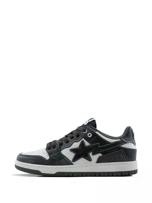 A BATHING APE Star Detail Lace-up Sneakers