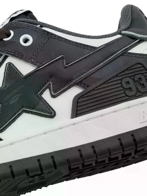 A BATHING APE Star Detail Lace-up Sneakers