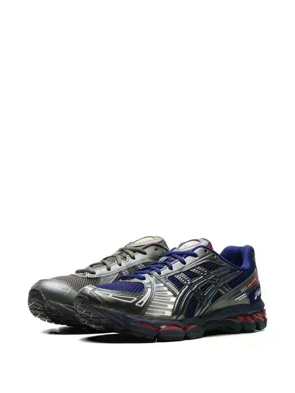 Asics X Kith Marvel Gel-kayano .1 Captain America Vs. Guile Sneakers - Grey