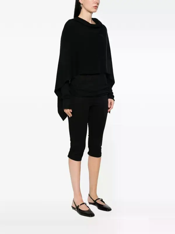 BEYOU Cashmere V-neck Poncho