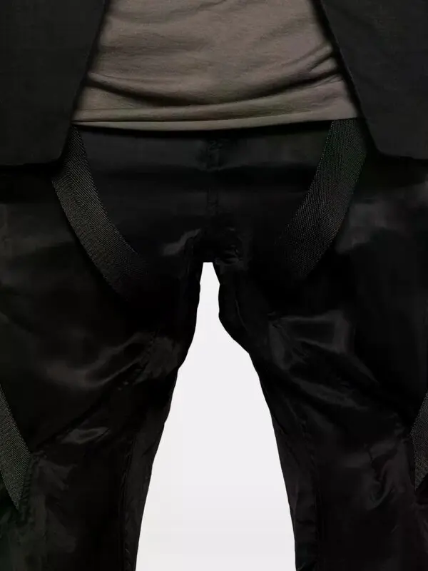 Rick Owens Mega Strapped Suspenders Trousers