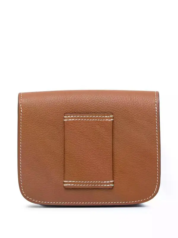 Hermès Constance Slim Leather Wallet - Brown