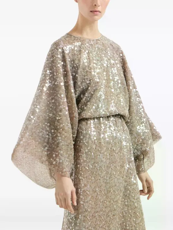 Brunello Cucinelli Sequinned Maxi Dress
