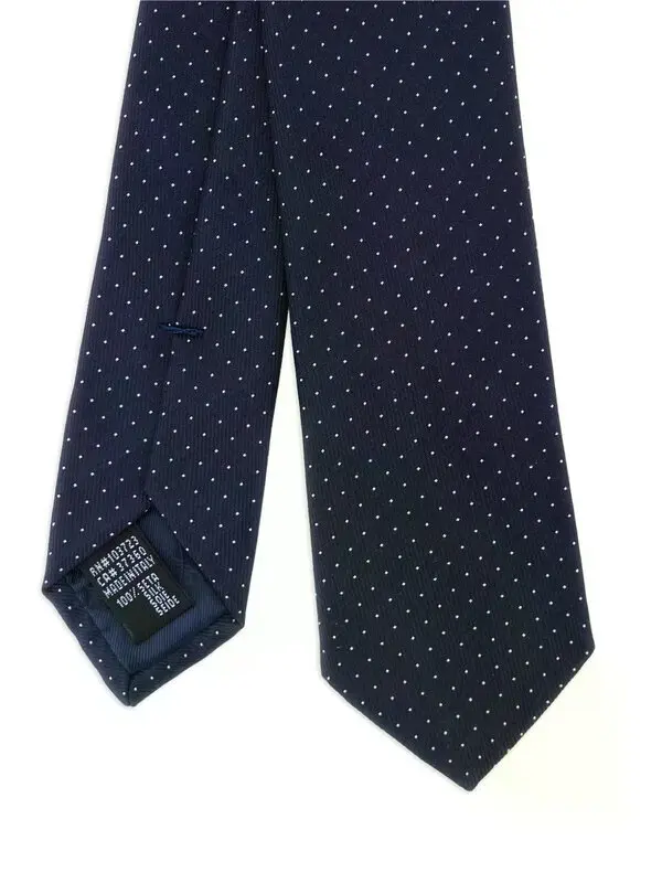 Emporio Armani Silk Neck Tie - Blue