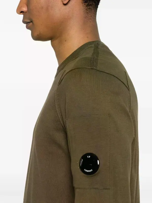 C.P. COMPANY Lens Detail Crew Neck Sweatshirt