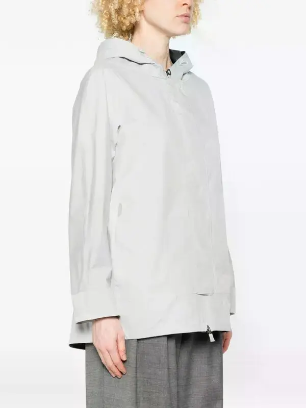 Herno Zip-up Hooded Coat
