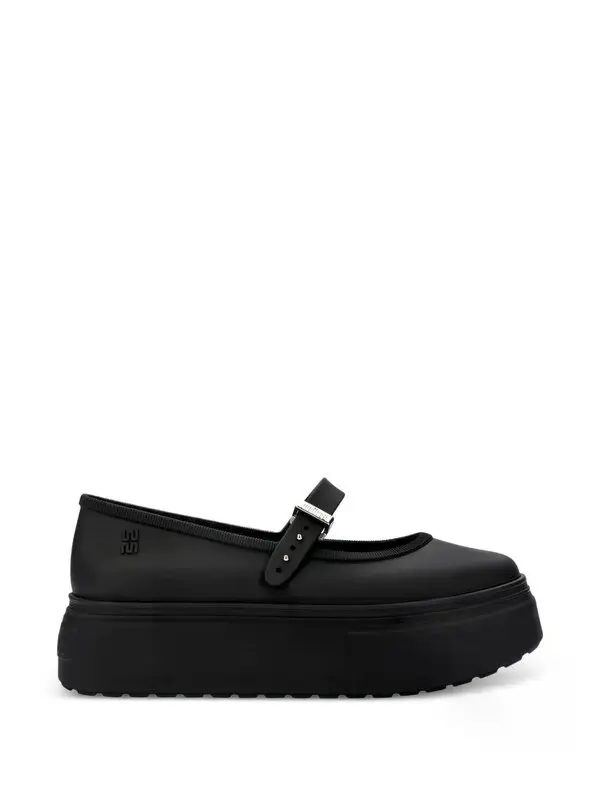 Melissa Platform Ballerina Shoes - Black