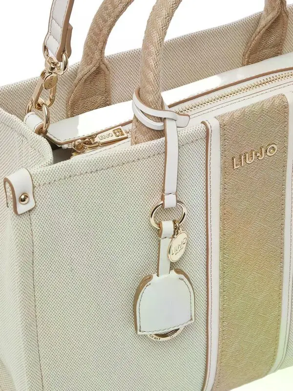 Liu Jo Jacquard Charm Tote Bag
