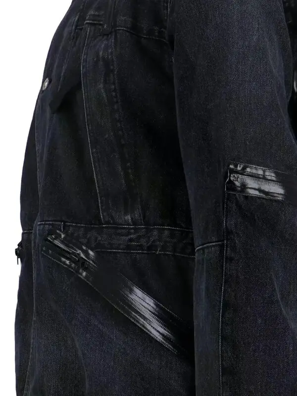 Sacai Zip Detail Denim Jacket