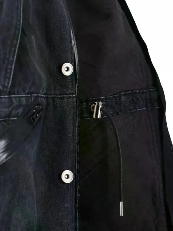 Sacai Zip Detail Denim Jacket
