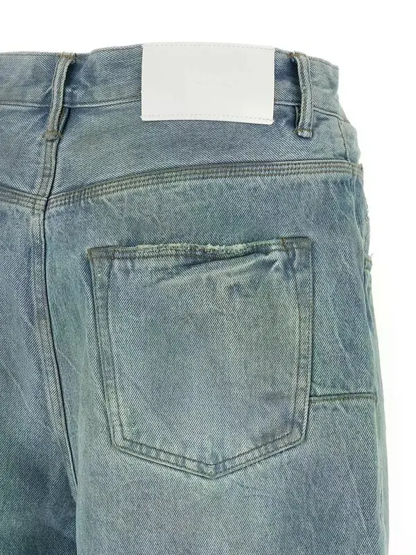 PURPLE BRAND Stone-washed Bermuda Shorts