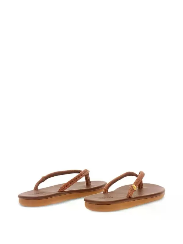 ANCIENT GREEK SANDALS Braided Strap Sandals - Brown