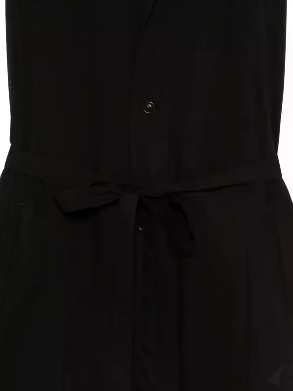 Y’s Tie-waist Collared Midi Dress