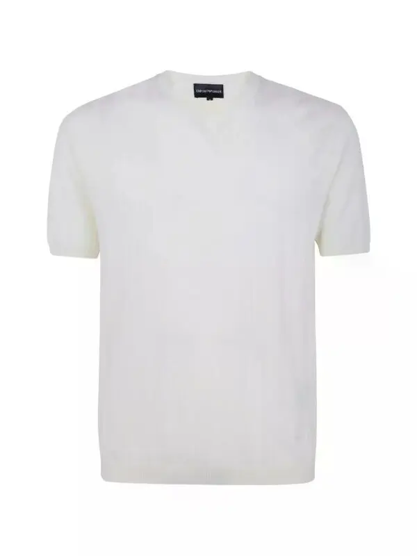 Emporio Armani V-neck T-shirt - Neutrals