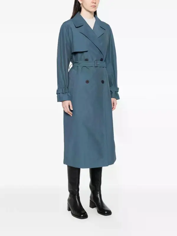 ALPHATAURI Belted Double-breasted Coat