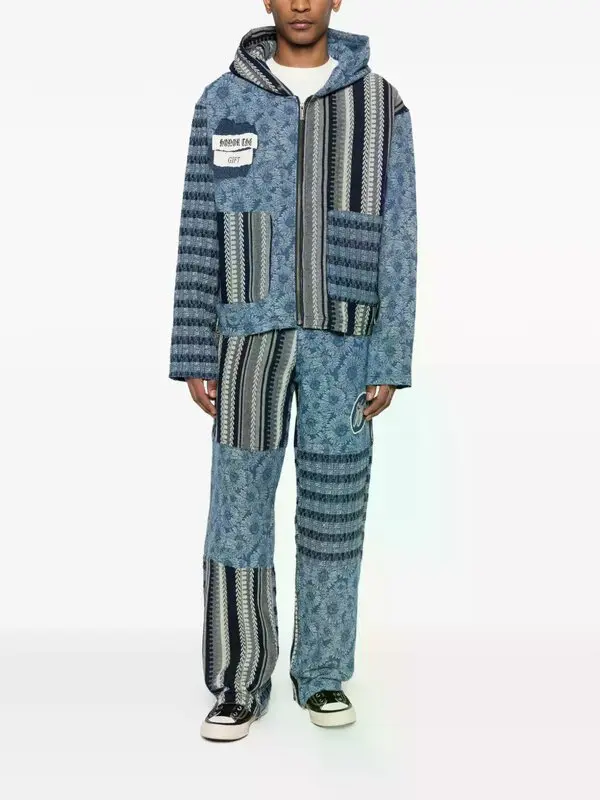 HONOR THE GIFT Tapestry Patchwork Trousers - Blue