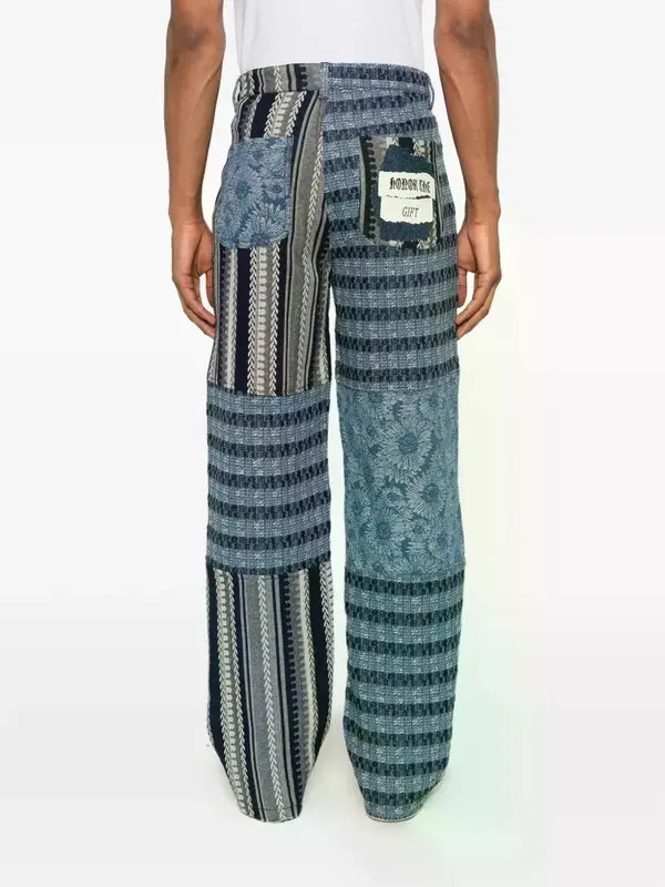 HONOR THE GIFT Tapestry Patchwork Trousers - Blue