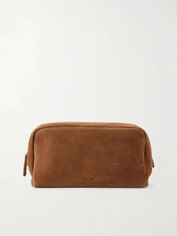 THE ROW Astra Suede Pouch