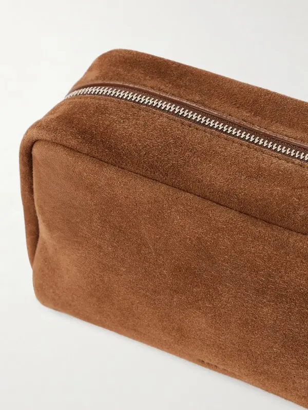 THE ROW Astra Suede Pouch