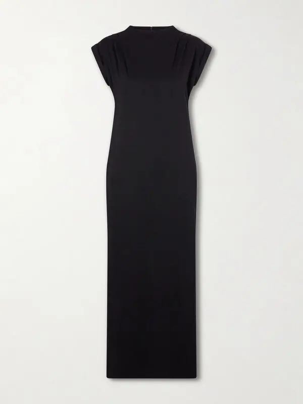 ANINE BING Alix Cotton-blend Midi Dress