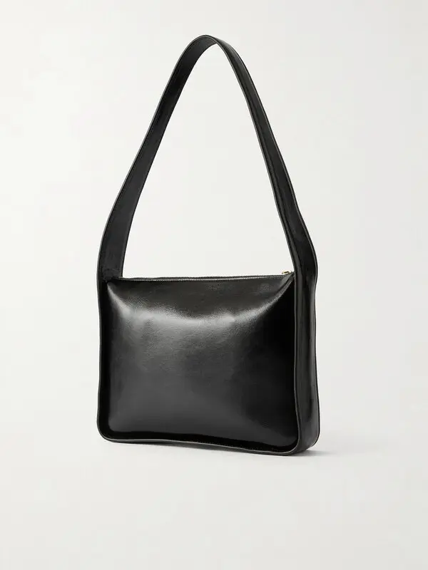Khaite Lori Textured-leather Shoulder Bag - Black