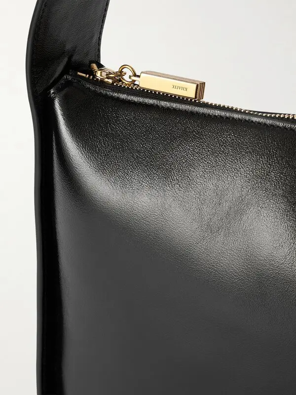 Khaite Lori Textured-leather Shoulder Bag - Black