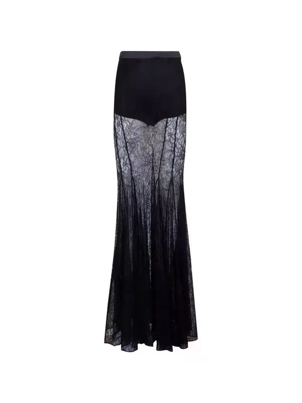Elisabetta Franchi Lace Maxi Skirt