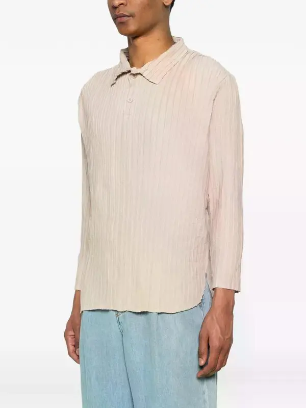 GONGDID DESIGN Textured Polo Shirt