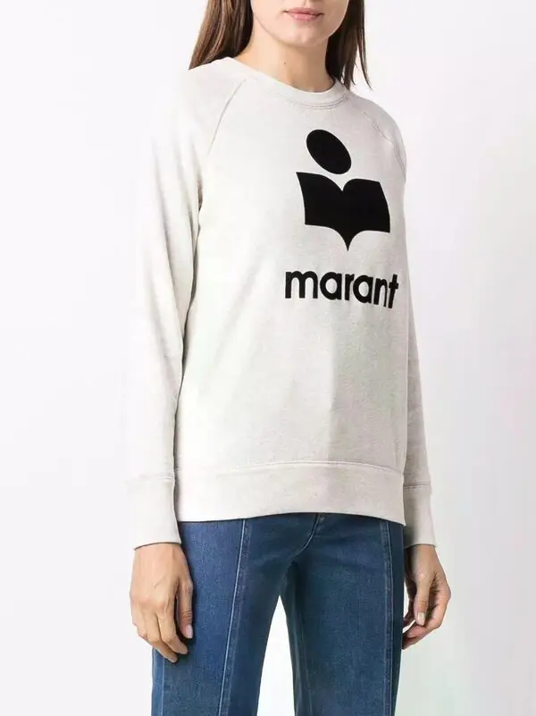 MARANT ETOILE Isabel Logo-print Crew-neck Sweatshirt