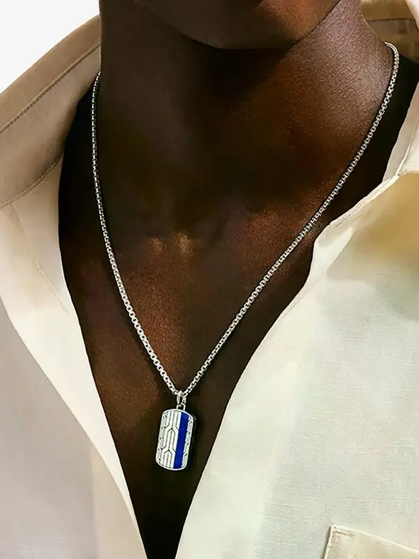 John Hardy Icon 50 Lapis Lazuli Pendant Necklace