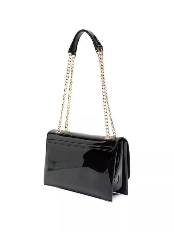 Moschino Chain Shoulder Bag - Black