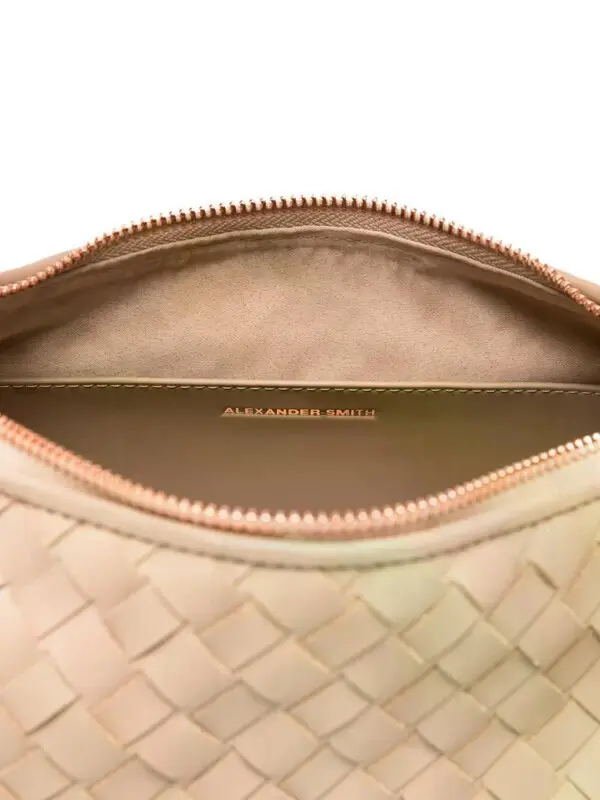 ALEXANDER SMITH Woven Leather Tote Bag
