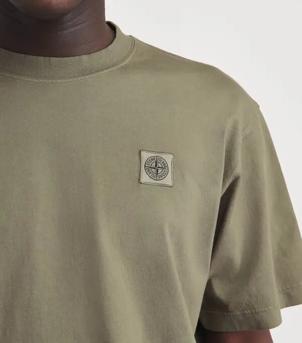 Stone Island Organic Cotton Logo T-shirt