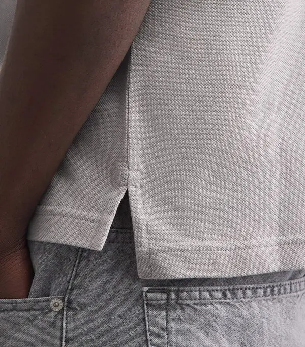 Stone Island Organic Cotton Ghost Polo Shirt - Grey