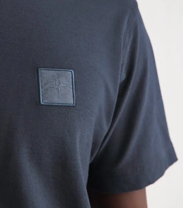 Stone Island Organic Cotton Ghost T-shirt - Blue