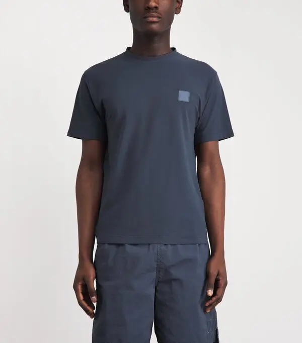 Stone Island Organic Cotton Ghost T-shirt - Blue